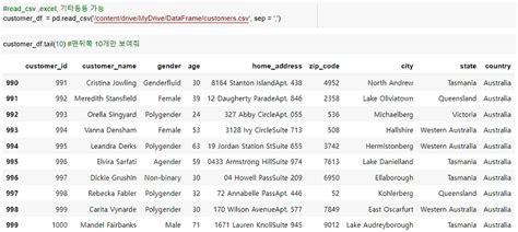 데이터를 다루는 모듈 Dataframe 2 내장함수 활용 나만의 작은 코드 공방