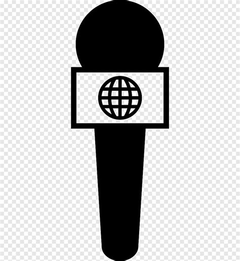 마이크 로고 기자 뉴스 마이크 Cdr 각도 Png Pngegg