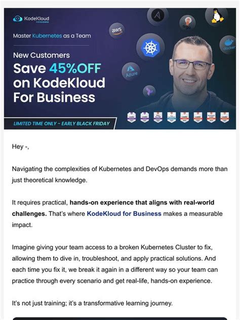 Kodekloud Upgrade Your Teams K8s And Devops Skills This Black Friday