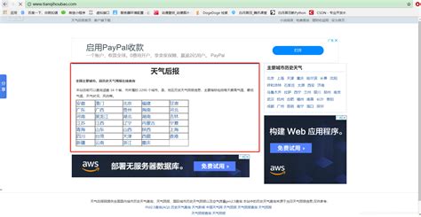 python爬虫之爬取“天气后报网”的天气历史信息 天气后报csdn csdn博客