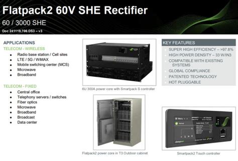 Eltek 60v Switching Power 3000w Electronic Power Telecom Eltek
