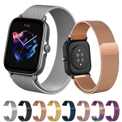 20mm 22mm Watch Strap For Amazfit GTS 2 Mini 3 2e GTR 3 3 Pro Bip Bip