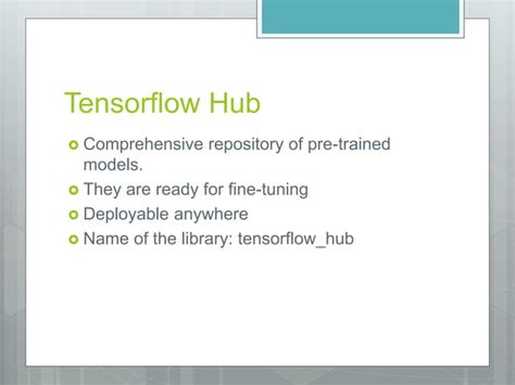 Object Detection Using Tensorflow Ppt
