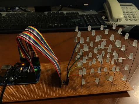 Arduino Projects Led 4x4x4 Led Cube Artofit