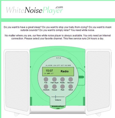 Free White Noise Sites To Relax Or Set Yourself To Sleep