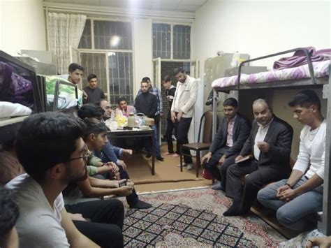 بازدید سرزده معاون فرهنگی و اجتماعی و مدیر فرهنگی دانشگاه از خوابگاه