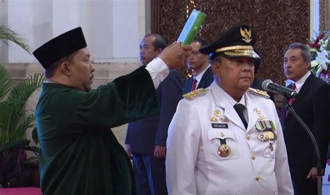 Jokowi Lantik Edy Natar Sebagai Gubernur Riau Forum Keadilan