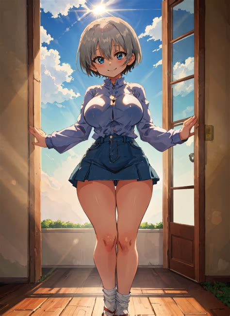 Rule 34 1girls Ai Generated Backlighting Bad Perspective Bare Legs Big Eyes Big Head Blue Eyes