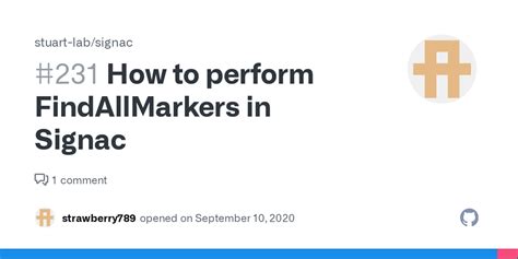 How To Perform Findallmarkers In Signac · Issue 231 · Stuart Lab