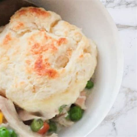 Biscuit Chicken Pot Pie Casserole Somewhat Simple