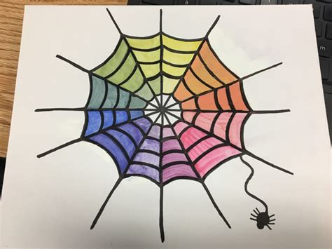 Spider Web — Science Leadership Academy Beeber Color Wheel Art