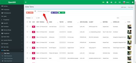 Bug Error Tampilan Bar Tidak Rata Dengan Button Di Buku Tamu Issue OpenSID OpenSID
