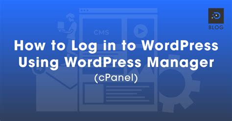 log in to wordpress via wordpress manager cpanel
