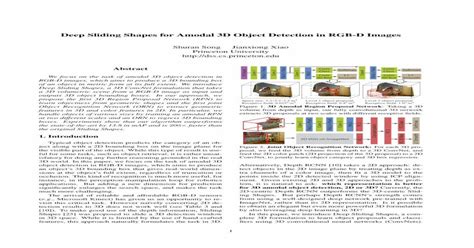 Deep Sliding Shapes For Amodal 3d Object Detection In Rgb Vision