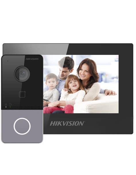 Hikvision 2mp Ip Poe Video Intercom Kit Wifi Connection Mobile Live Viewing Ds Kis603 P