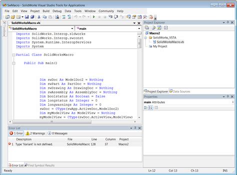 Recording And Editing Macros In Solidworks