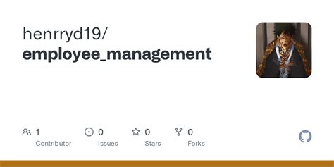 Employee Management Src Employeemanagement Java At Master Henrryd