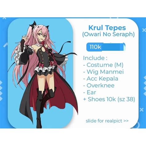 Jual Krul Tepes Owari No Seraph Shopee Indonesia