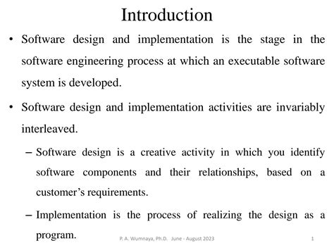 Solution Lecture Design And Implementation Studypool