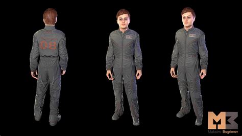 Npc Dystopia Characters 3d Model By Maksimbugrimov