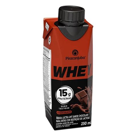 Bebida Proteica Piracanjuba Whey 15g Chocolate 250ml Panvel Farmácias