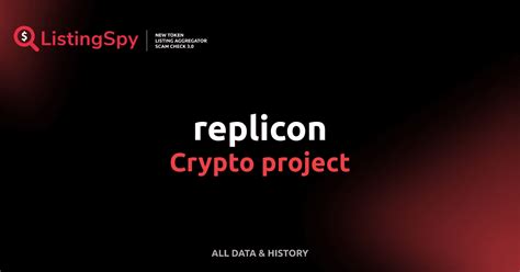 Replicon Crypto Project Replicon Token Listings Events Analysis Listingspy