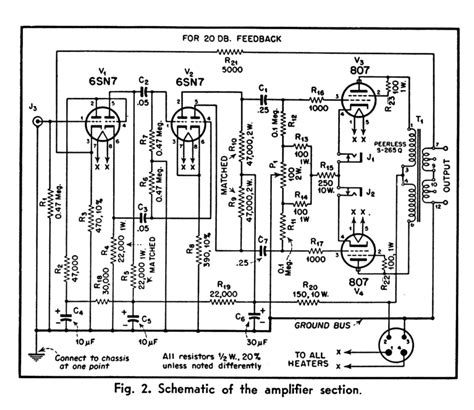 Williamson Tube Amplifier Schematic