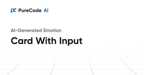 Build Great Emotion Card With Input Components Faster Using Ai Tools