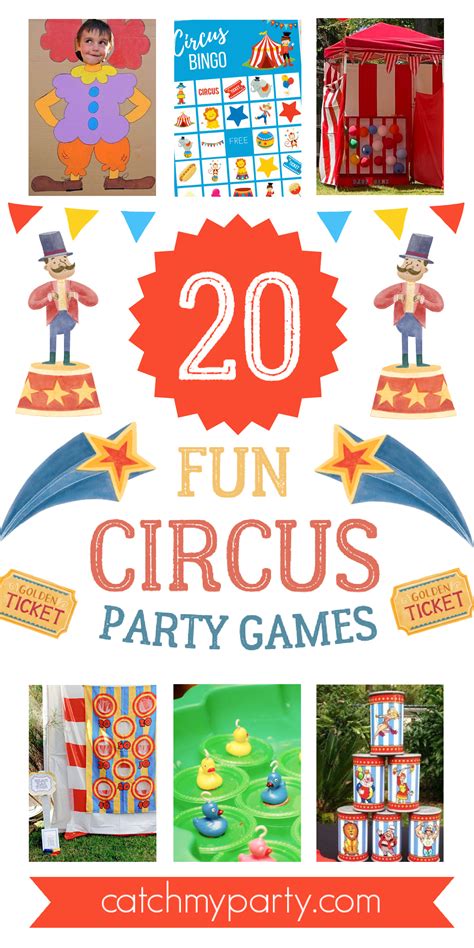20 Most Popular Circus Party Games For 2024 Catch My Party