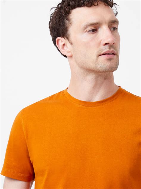 Organic Cotton T Shirt Rust French Connection Uk