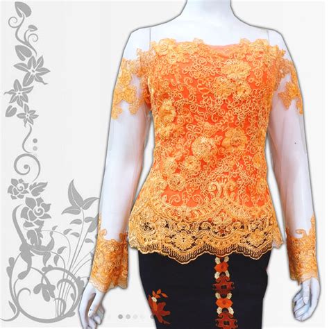 Kebaya Casual Modern Pd570 Wa 081392840553 Jual Dress Brokat