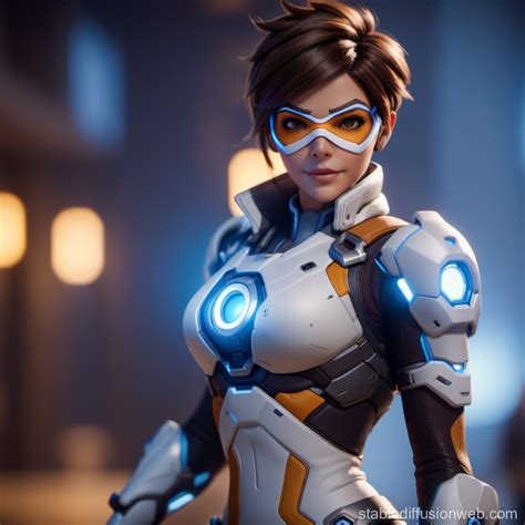Overwatch's Tracer Character | Stable Diffusion Online