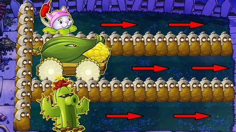 Team Spikes X Cob Cannon Vs Gargantuar Vs Dr Zomboss Plants Vs