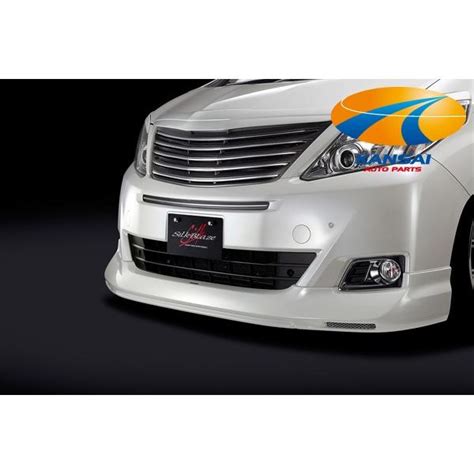Silkblaze シルクブレイズ プレミアムライン 20系アルファード後期 G Xグレードフロントハーフスポイラー 塗装済み 代引不可 個人