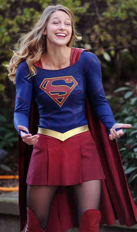 Melissa Benoist As Supergirl Costume
