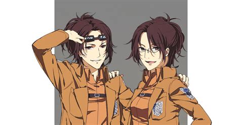 進撃の巨人 Wハンジさん しんいし智歩 お仕事募集中のイラスト Pixiv