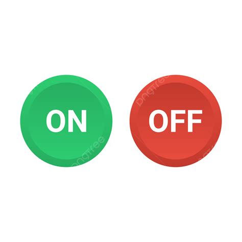 Botão Ligar Desligar Vetor PNG Vetor De Botão Desligado Botão