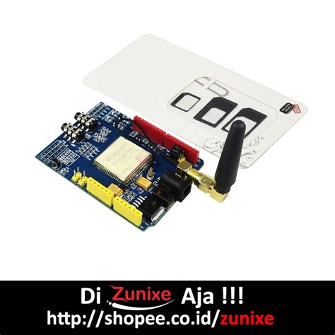 Jual Sim900 Gsm Gprs Quad Band Shield Module For Arduino Uno Mega Shopee Indonesia