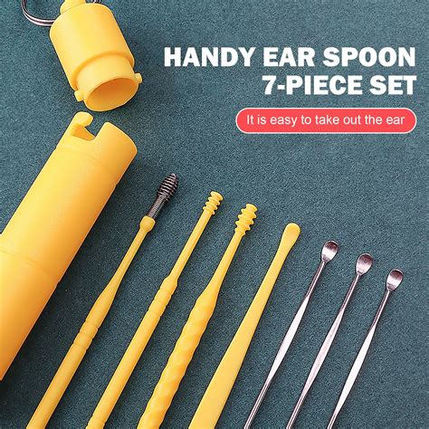 6 7pc Set Ear Cleaner Earwax Removal Tool Abs Earp Vicedeal
