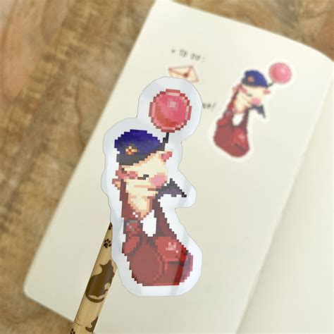 Pixel Art Delivery Moogle Final Fantasy Xiv Moogle Etsy