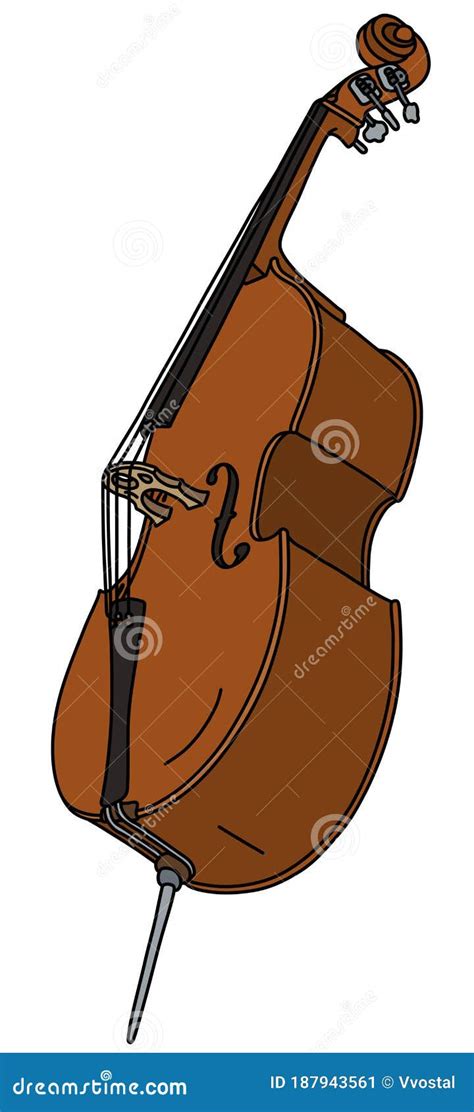 Contrabass Deep Toned Large Sized String Instrument Played With A Bow
