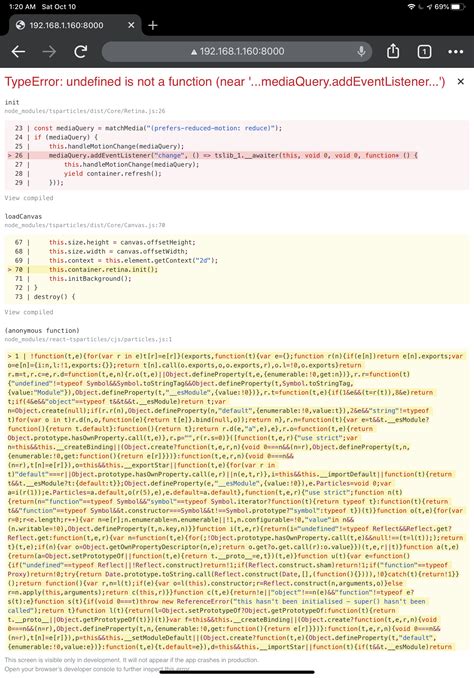 TypeError Undefined Is Not A Function Error For IOS Devices With Retina Displays On