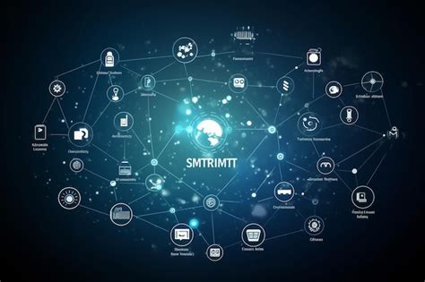 Premium Photo Internet Of Things Iot Banner Everything Connectivity Device Concept Network