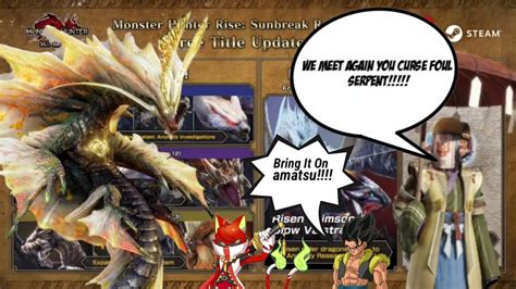 Amatsu Has Confirm In Free Title Update 5 And More Monster Hunter