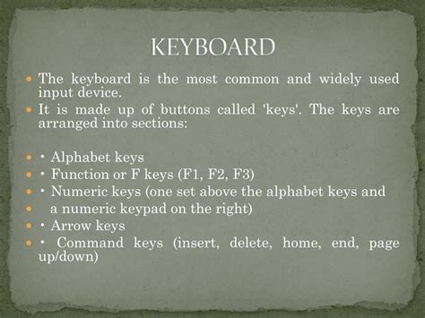 PPT INPUT DEVICES PowerPoint Presentation Free Download ID