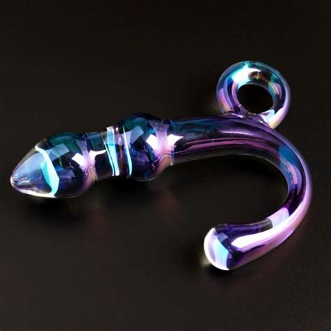 Our Erotic Journey Orchid Pulse Eco Friendly Glass Plug With Removable Bullet Vibe Sex Toys At