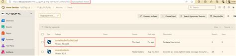 Error 400 When Publishing Nuget Packages To Azure Artifacts Unable To