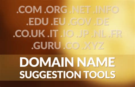 10 Domain Suggestion Tools For Finding The Best Domain Name