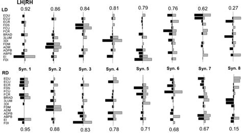 Synergistic Activation Patterns Of Hand Muscles In Left And Right Hand