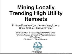 Video Mining Locally Trending High Utility Itemsets The Data Blog